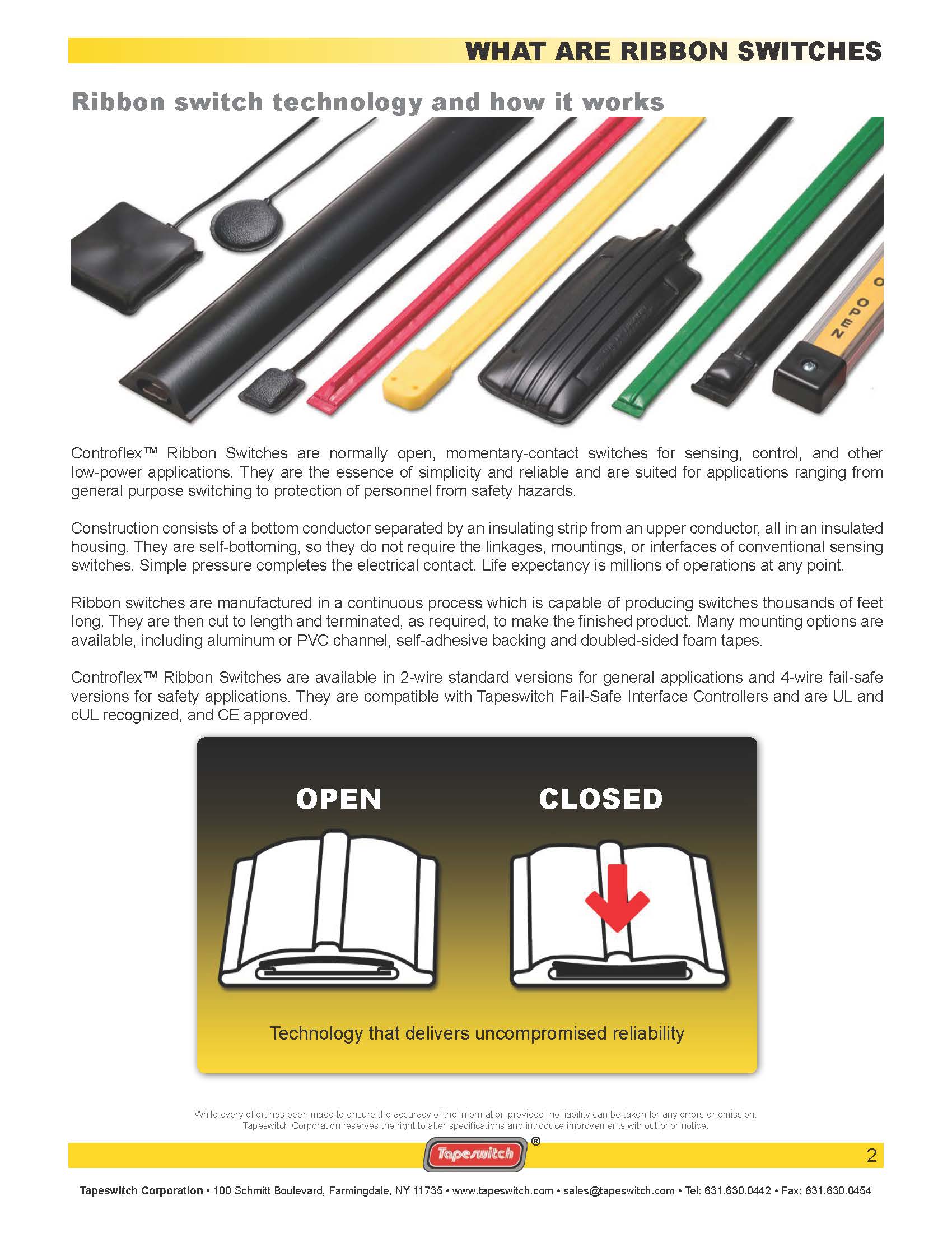 TAPESWITCH - 上海航欧机电设备有限公司