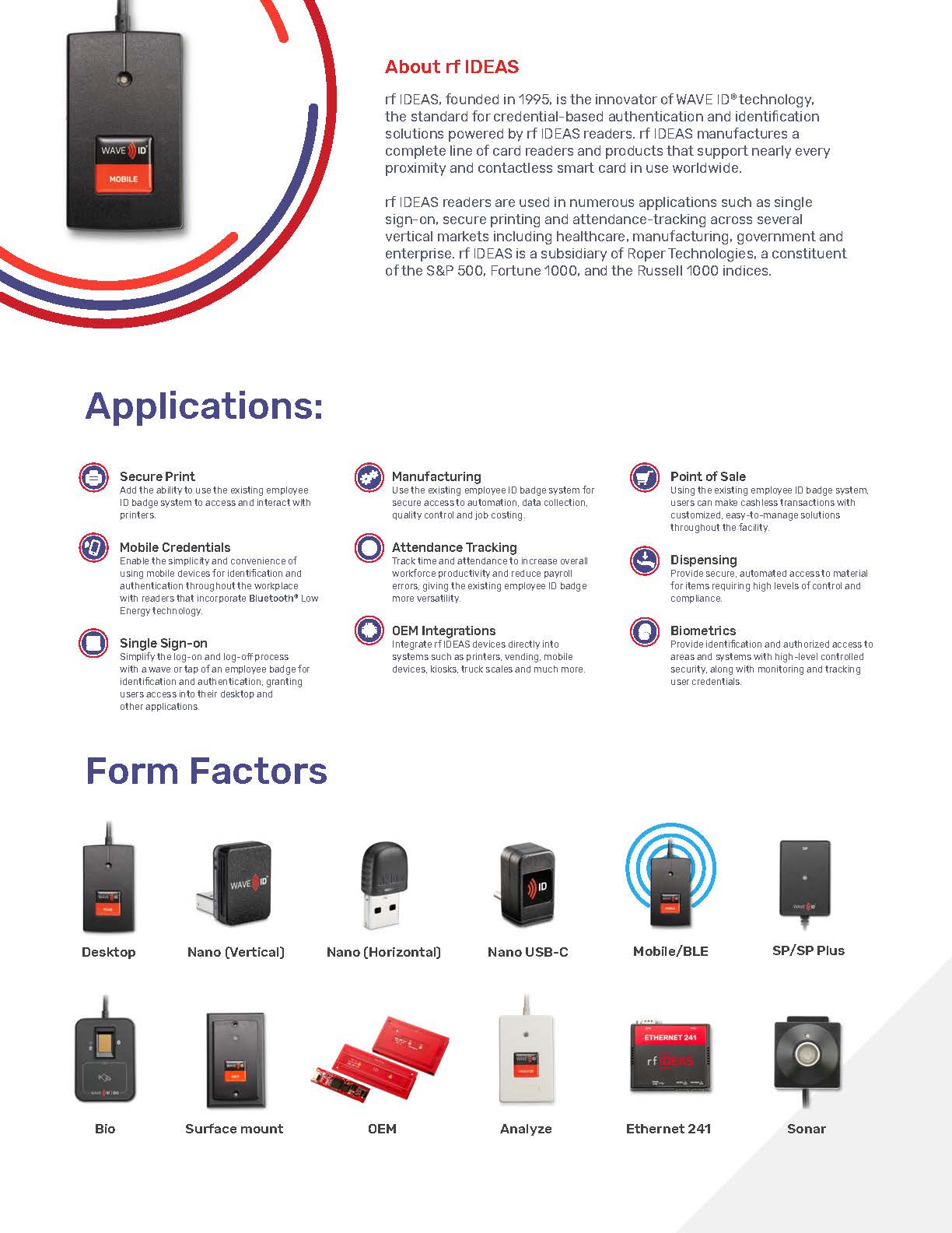 RF IDEAS - 上海航欧机电设备有限公司