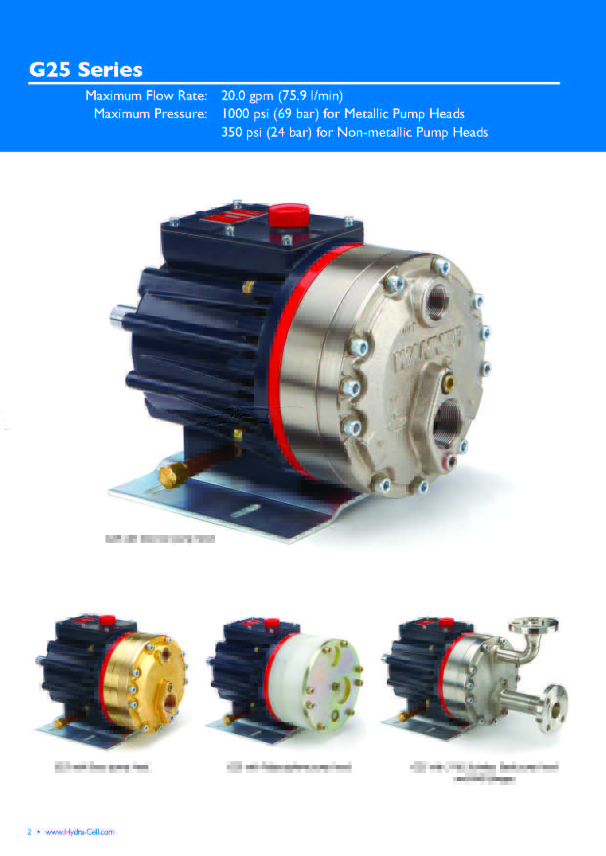 HYDRA CELL产品 D10ELBVHHEH G03BDSPHHSHG G10K52-THFEC